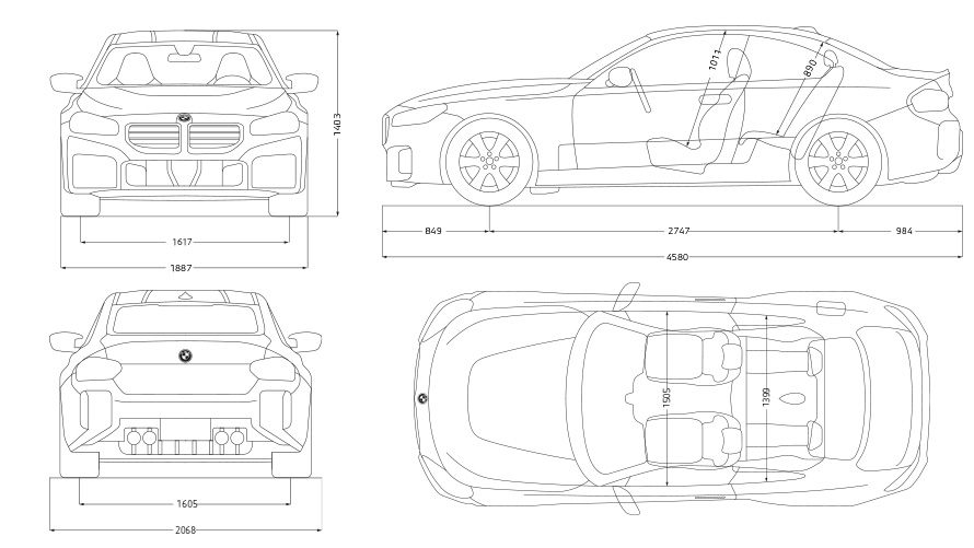 BMW 2 Series Coupé M Automobiles (G87): Engines & technical data | BMW ...
