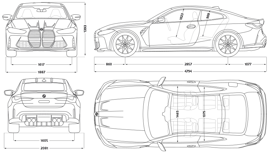THE M4. BMW 4 Series Coupé M Automobiles: Engines & Technical Data ...